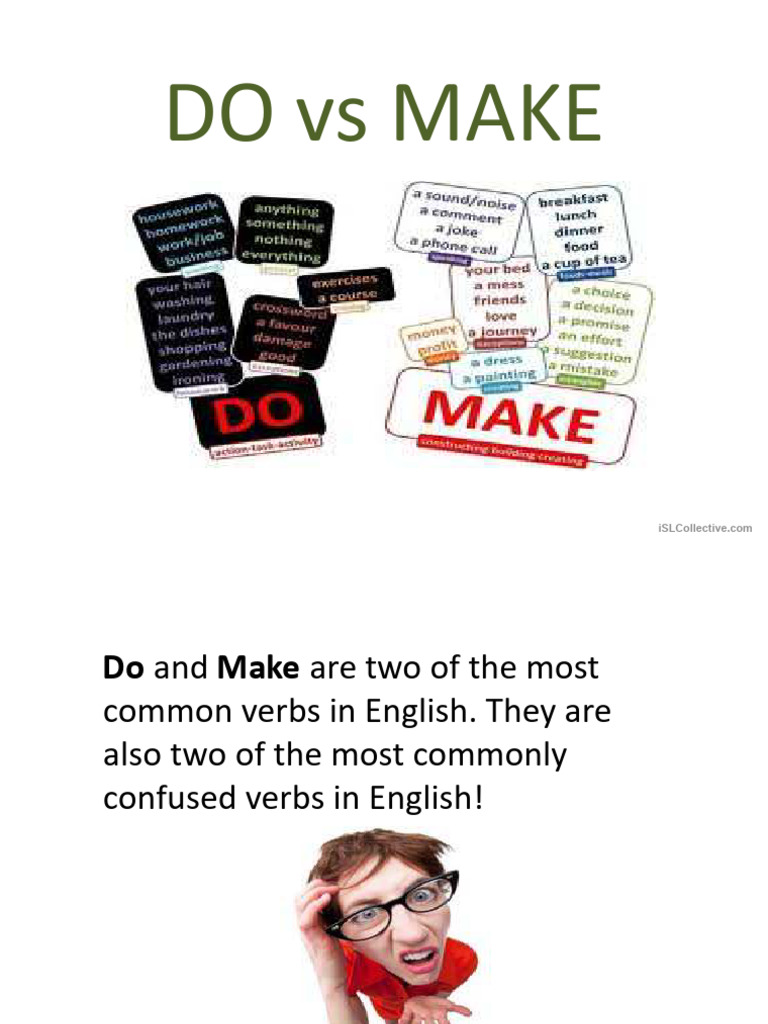 Do Vs Make | PDF