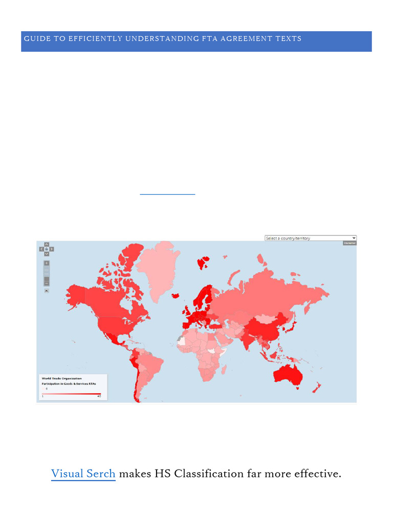 Guide To Efficiently Understanding FTA Agreement Texts | PDF