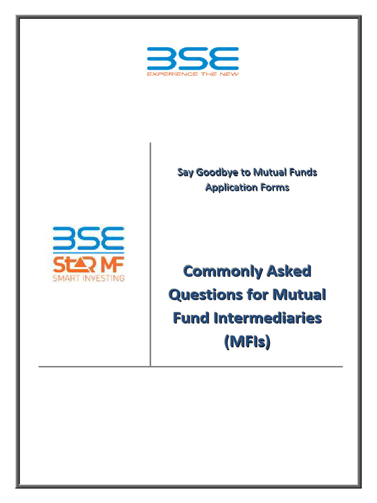 MFI FAQs | PDF