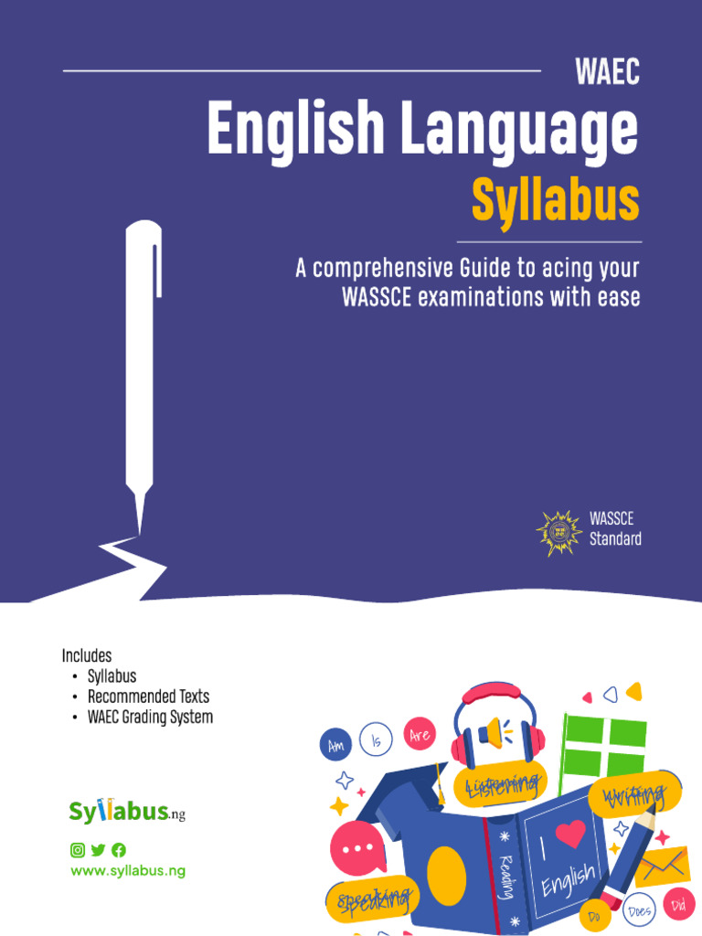 English WAEC Syllabus - SyllabusNG | PDF