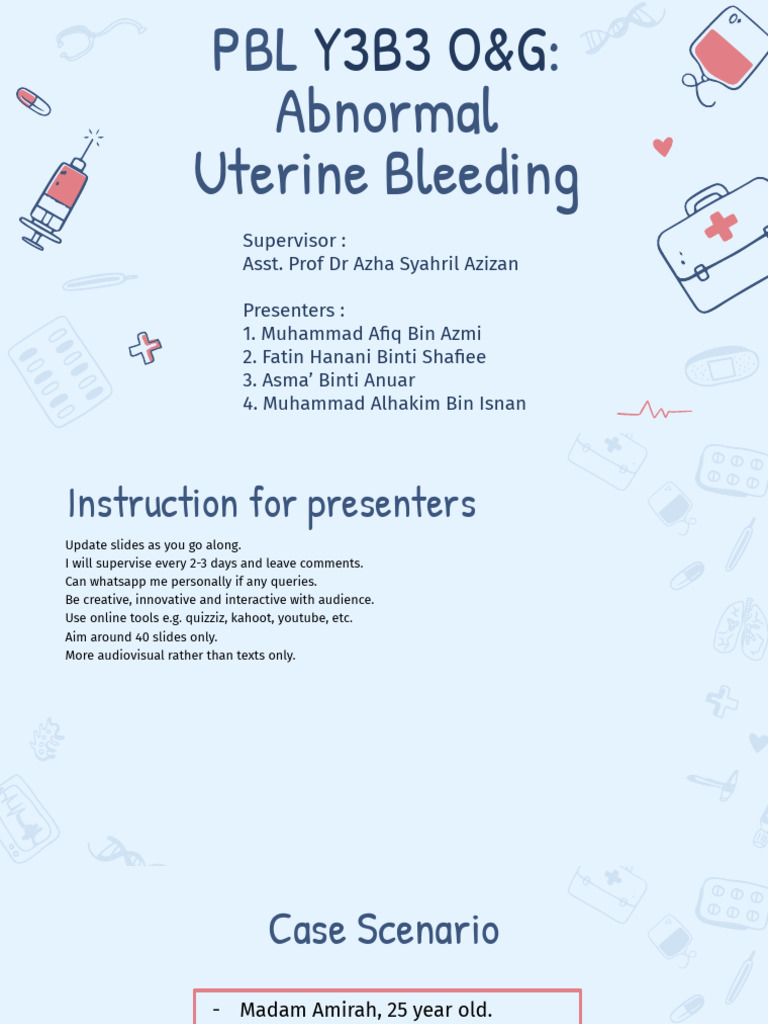 PBL - Abnormal Uterine Bleeding | PDF
