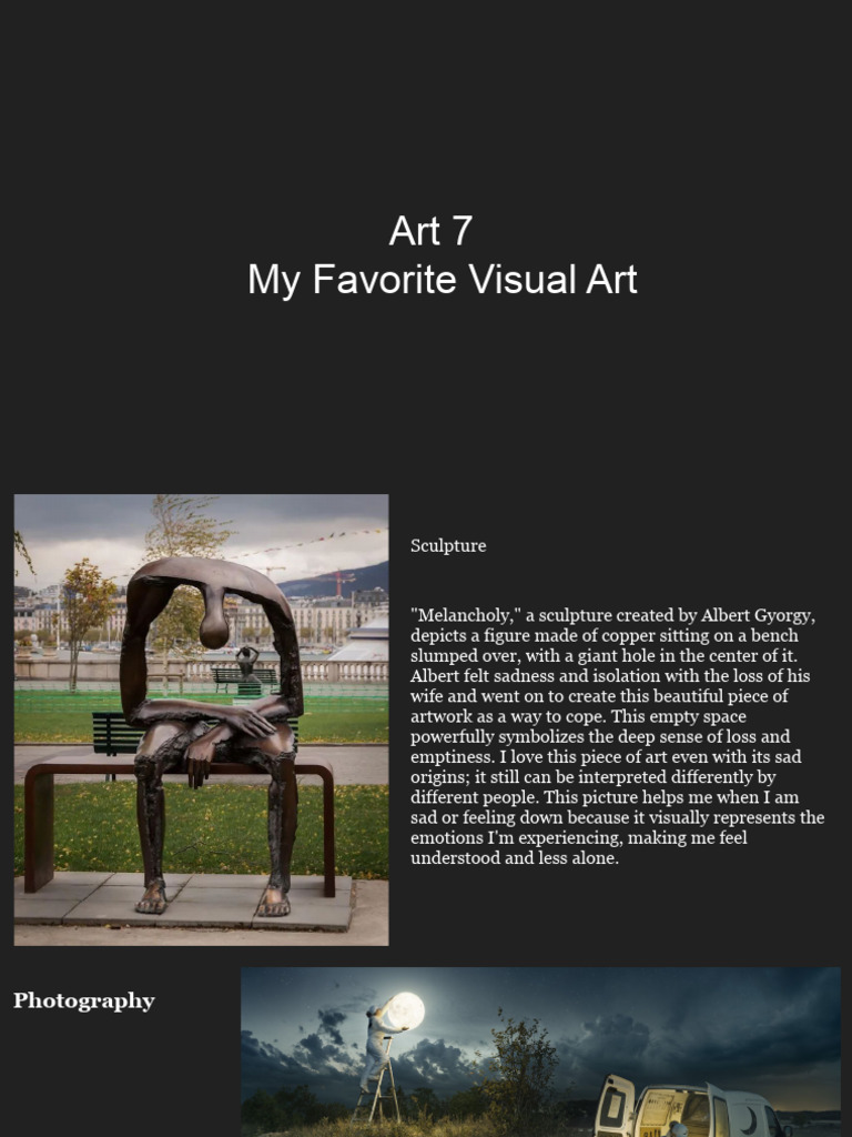 Art 7 My Favorite Visual Art | PDF