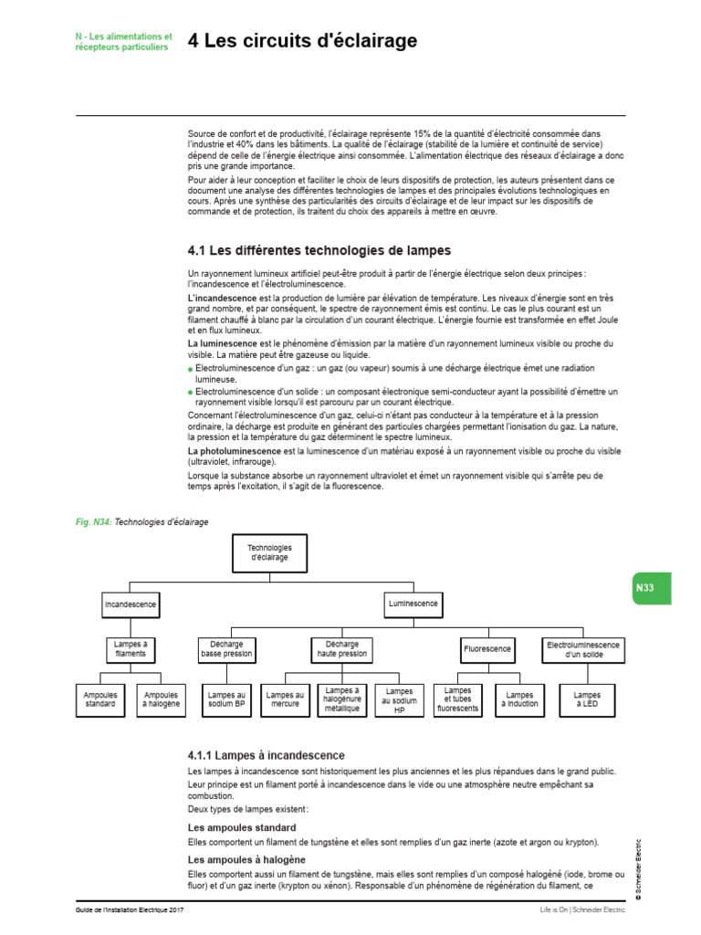 Guide Installation Electrique 2017 Chapitre - Les Circuits D'éclairage ...