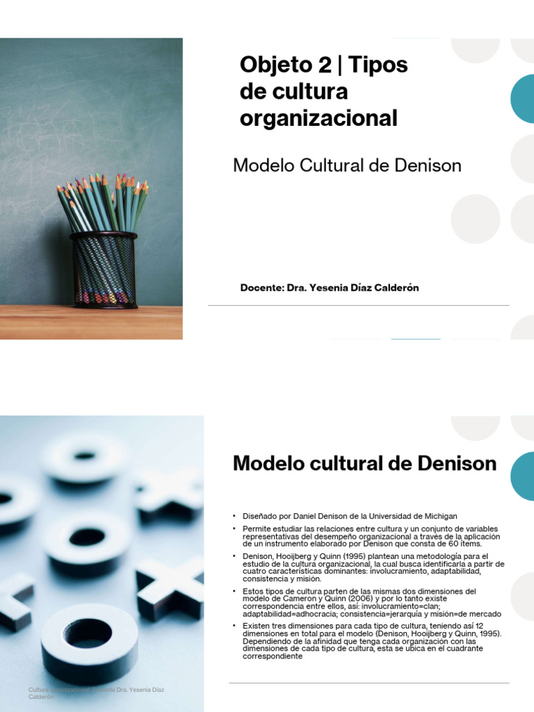 2.2. Modelo Propuesto Por Daniel Denison | PDF