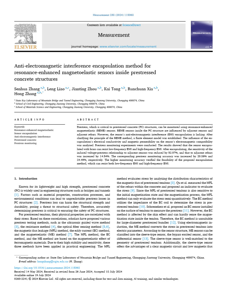 Anti Electromagnetic Interference Encapsulation Method For Resona ...