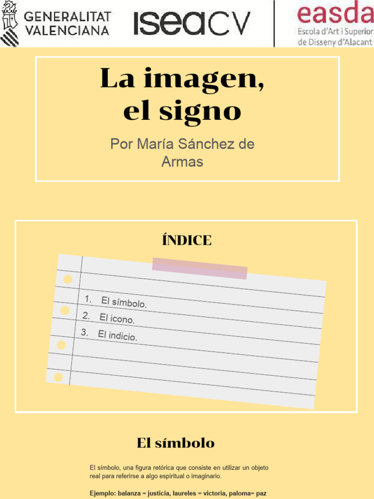 La Imagen, El Signo | PDF