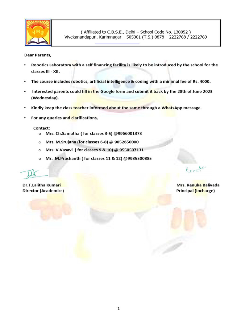 Robotics Circular | PDF