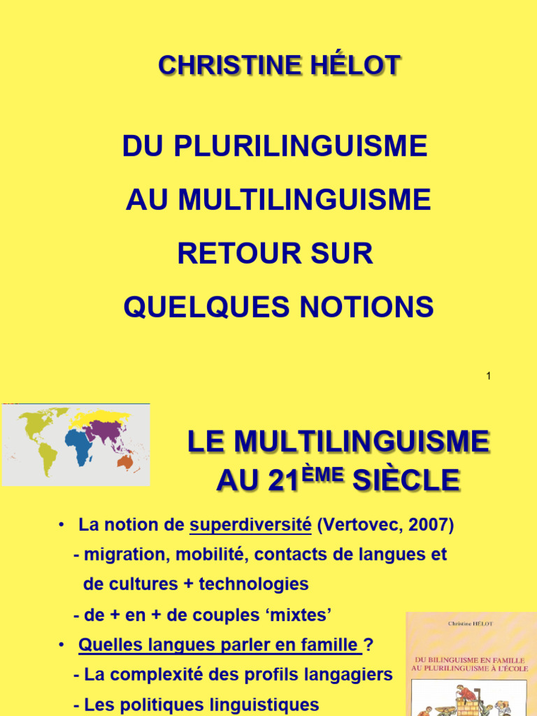 Multilinguisme et Compétence Linguistique | PDF | Social Science ...