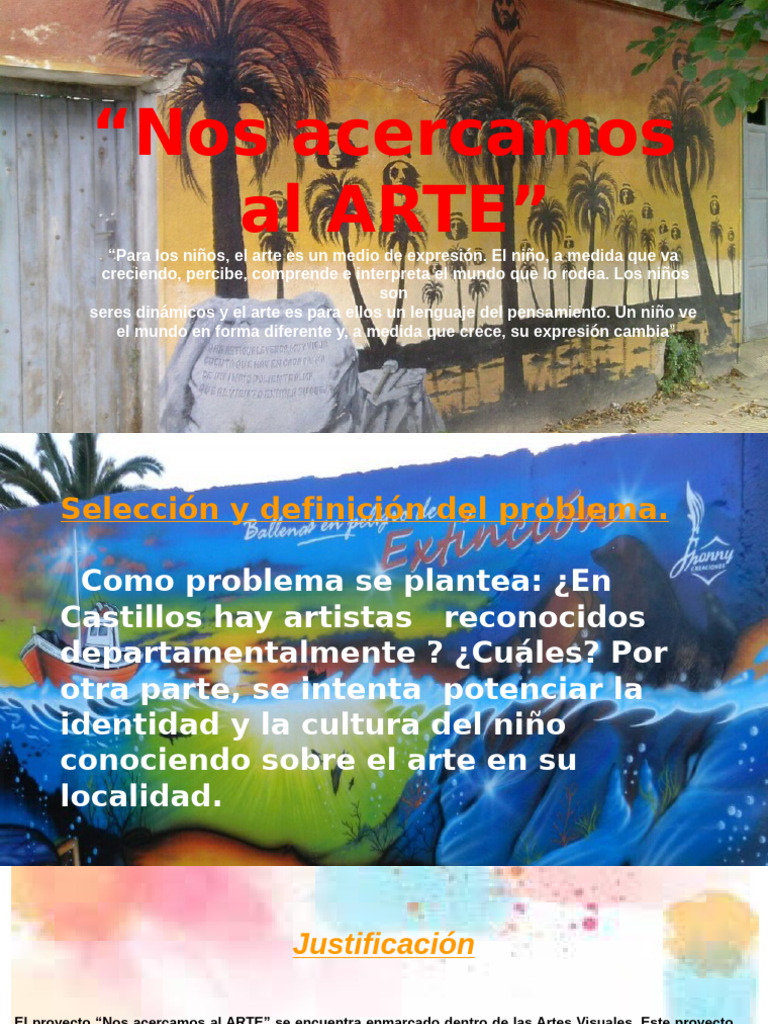 Proyecto - Nos Acercamos Al Arte - (Coordinación 4to A y B) | PDF