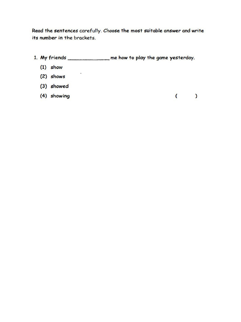 English Practice P1-2.1 | PDF