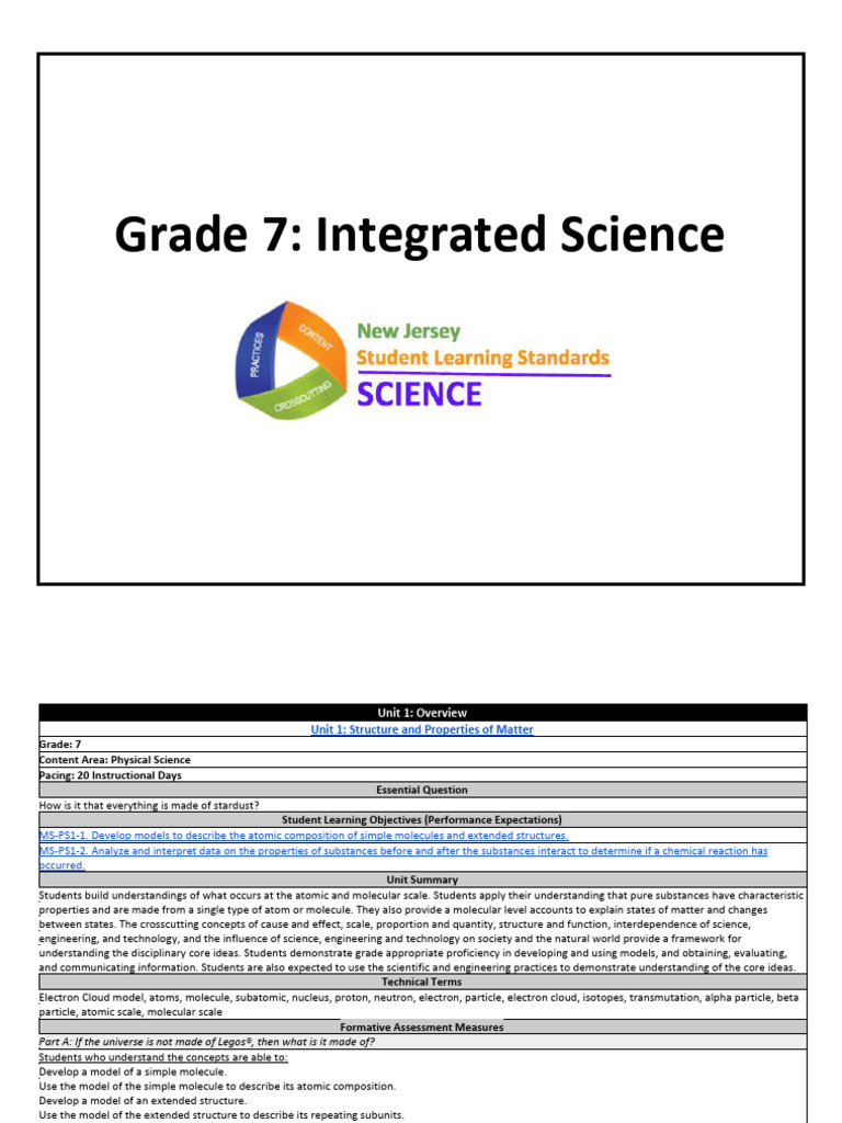 Grade 7 Science: Matter & Molecules | PDF | Heat | Temperature
