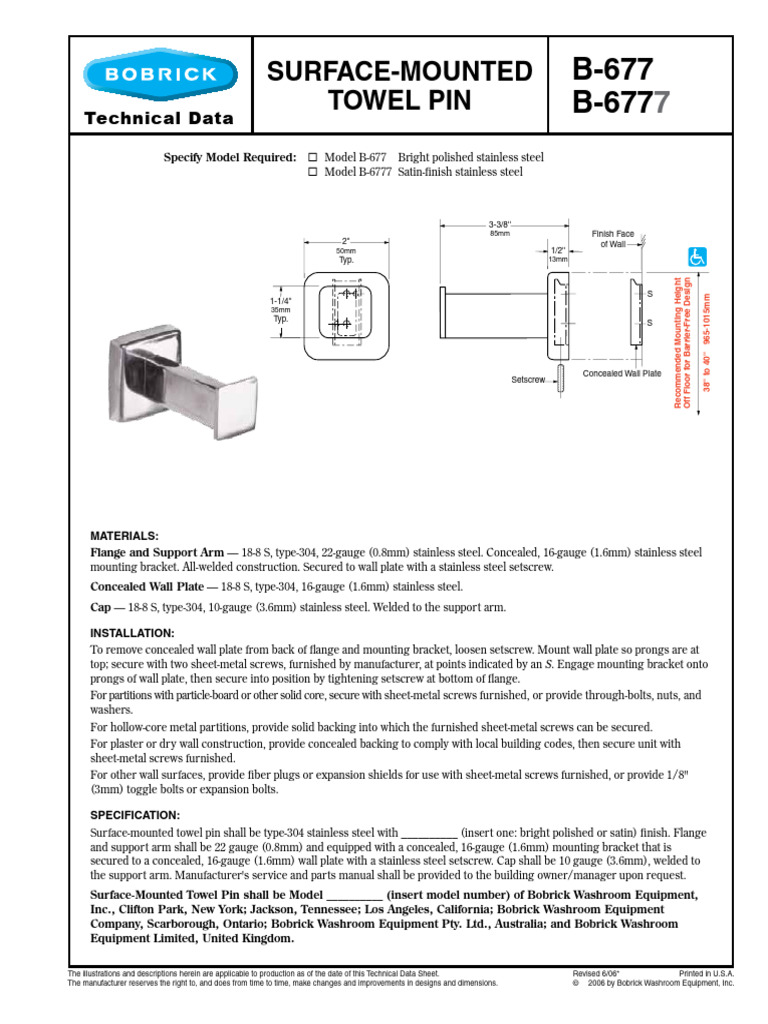 FT15 - Percha Larga | PDF