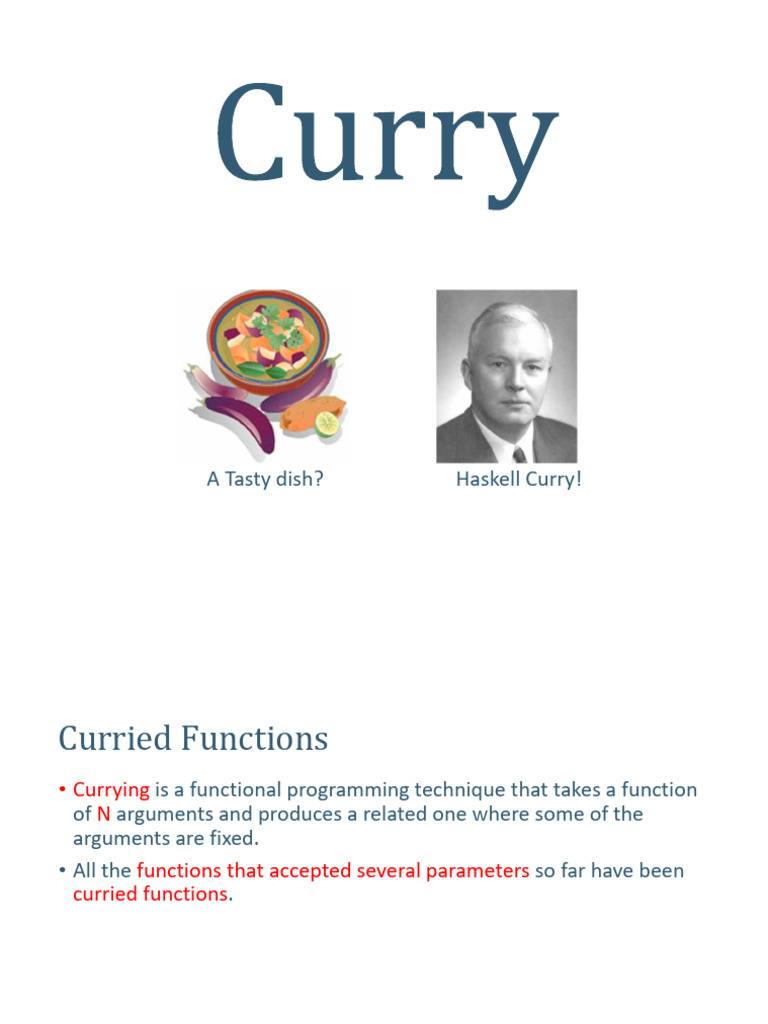 Haskell Curried Functions | PDF