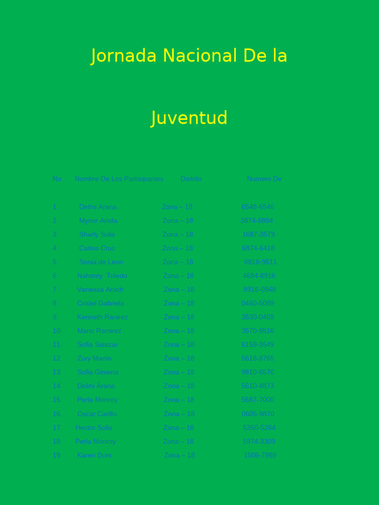 Tabulaciones 3 | PDF