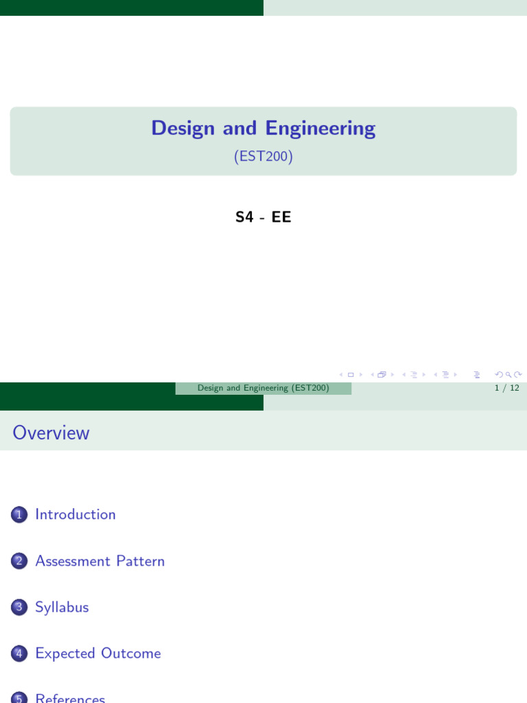 Design and Engineering | PDF