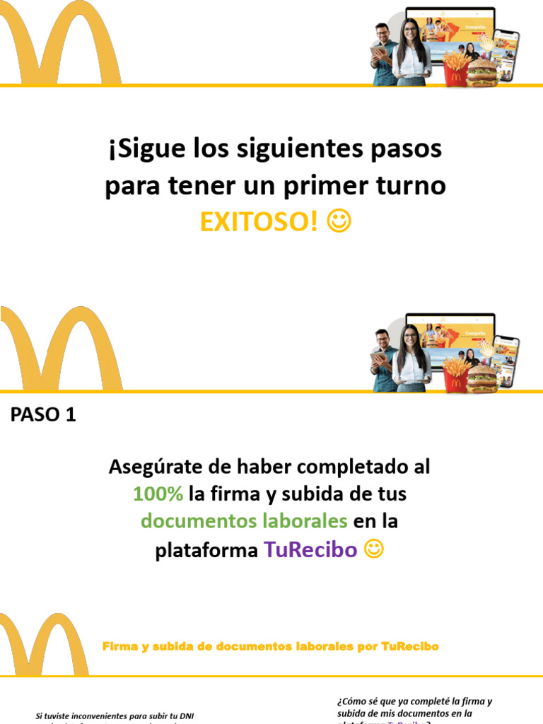 ¡Pasos A Seguir para Un Primer Turno Exitoso! | PDF