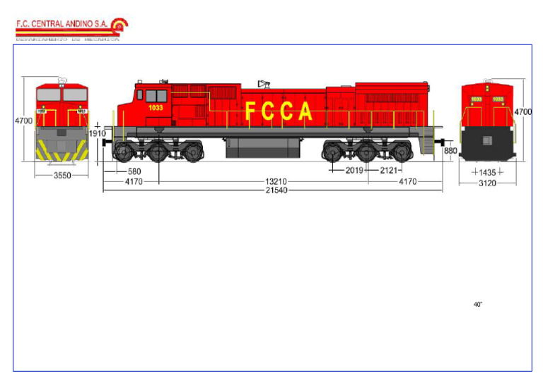 Ficha Tecnica de Tren | PDF