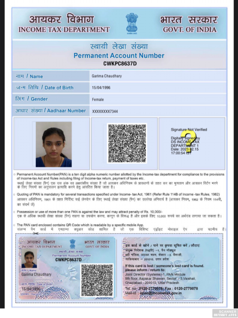Pan Card | PDF