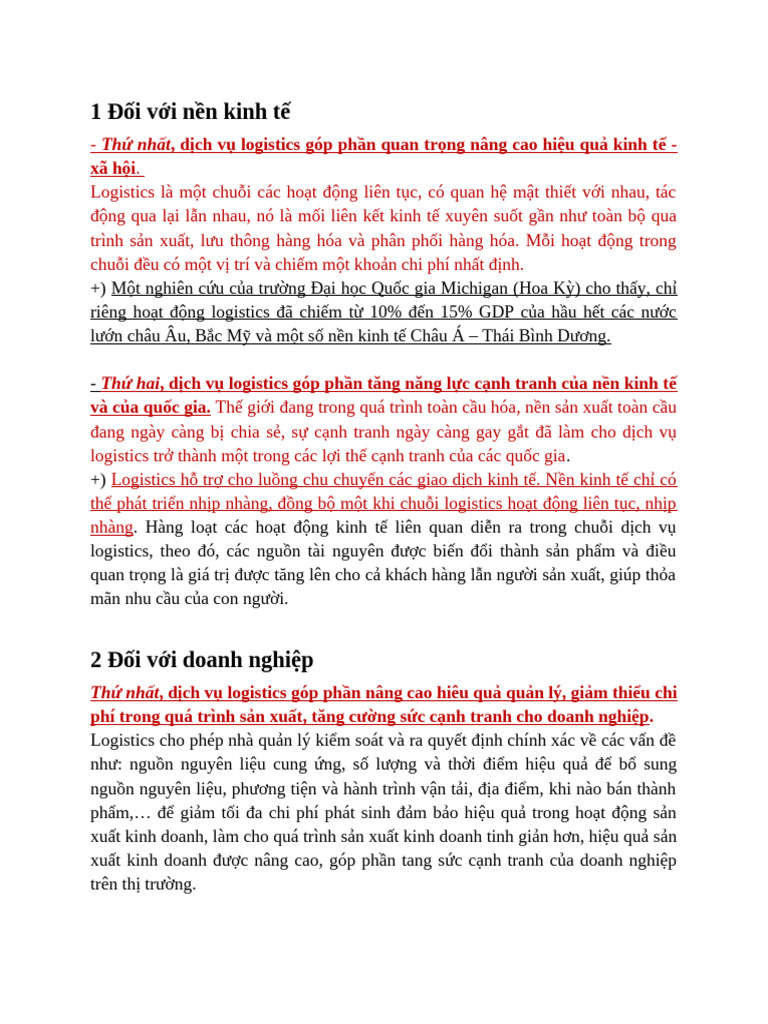 N I Dung T NG Quan Logistics | PDF