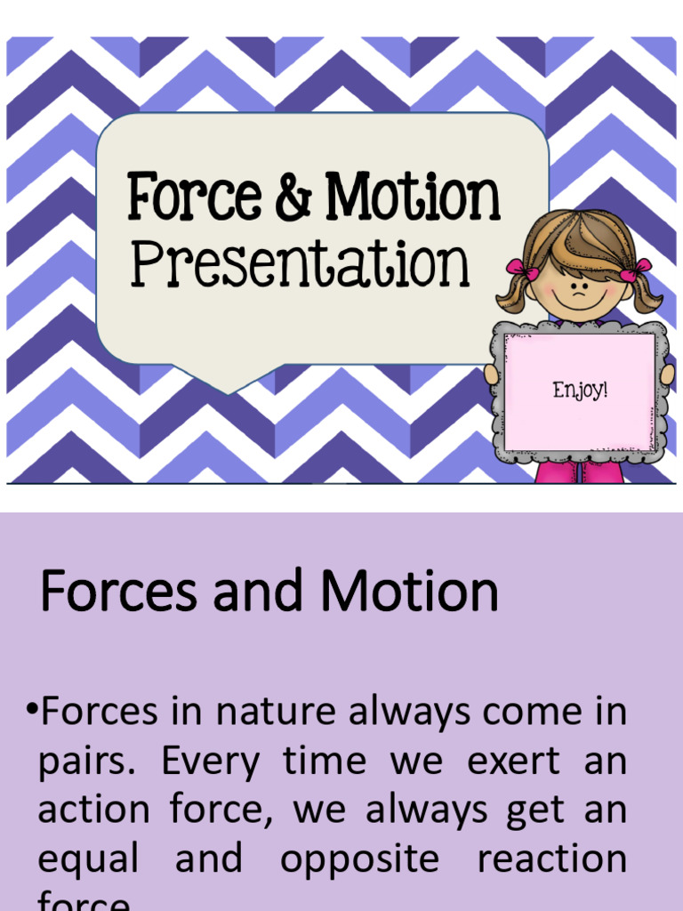 Grade 8 Lesson Force and Motion | PDF