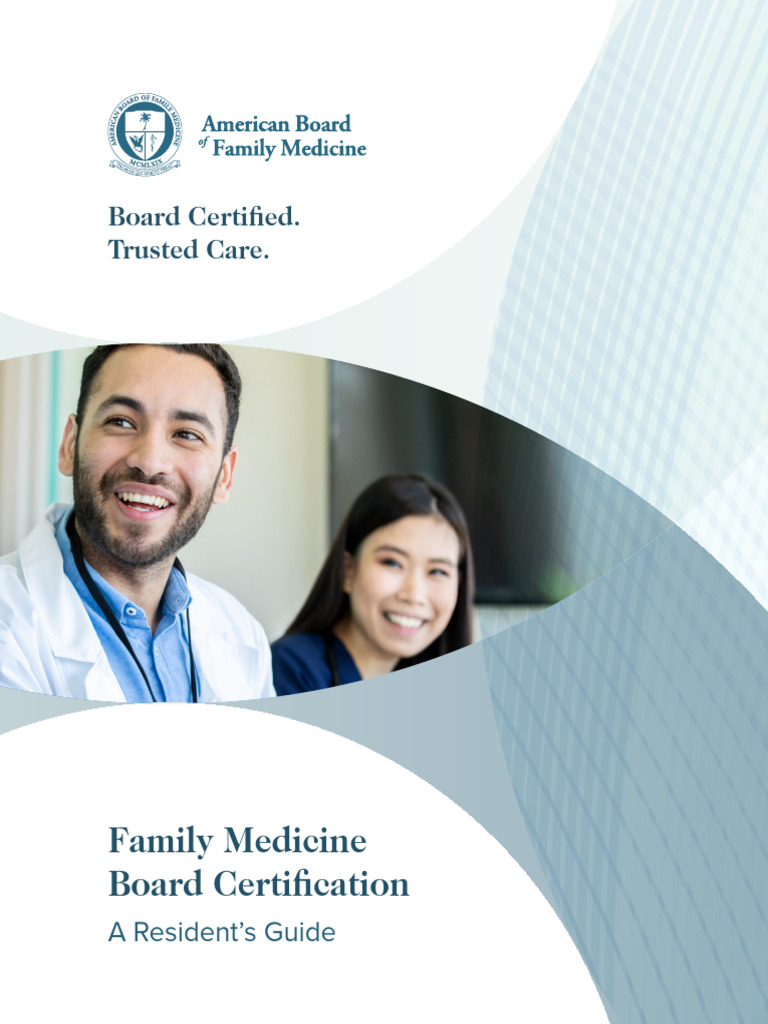 Residents Guide To Board Certification | PDF