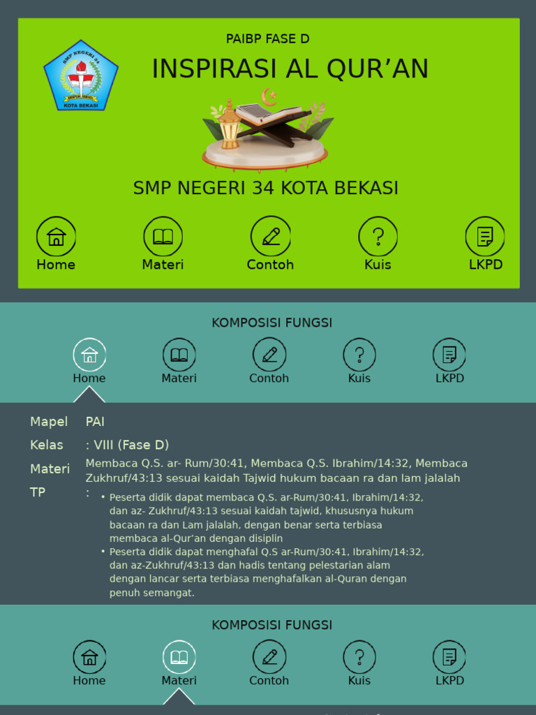Mapel PAI - Kelas VIII | PDF