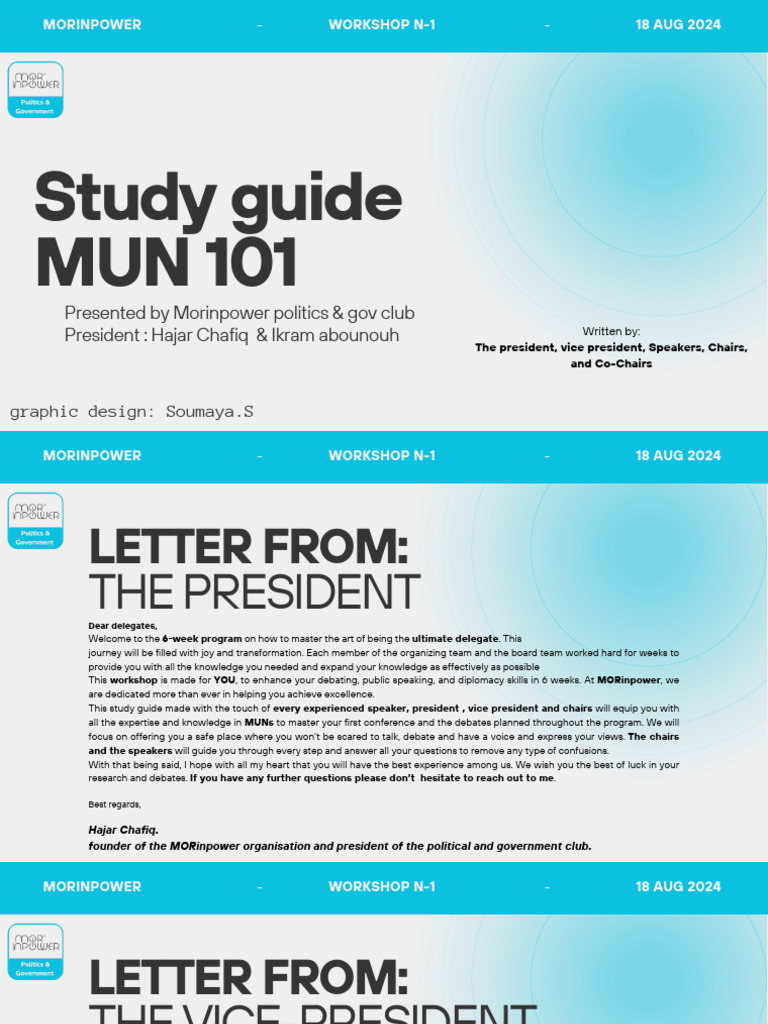 MORinpower MODEL UN STUDY GUIDE | PDF