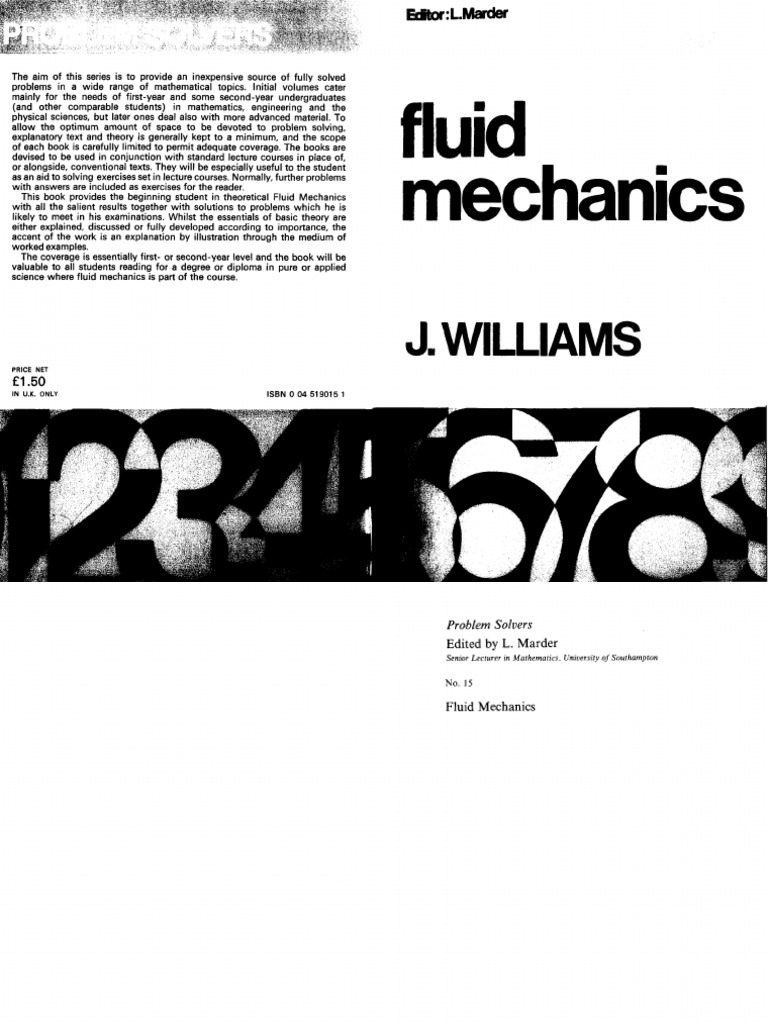 Fluids Mechanics (Problem Solvers 15 Corrected Edition) (Williams) (Z ...