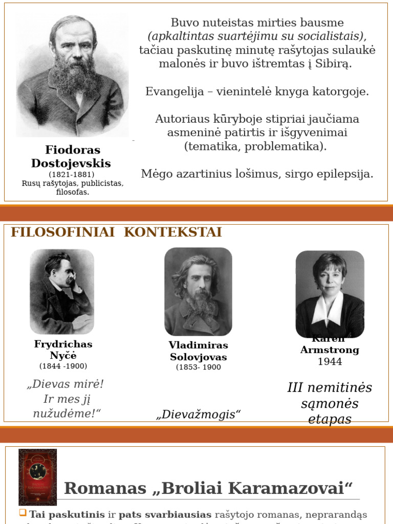 F. Dostojevskis. Laisves Ir Laimes Temos | PDF