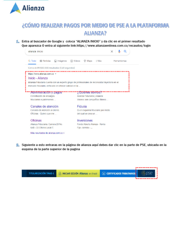 Instructivo de Pagos Por Pse | PDF