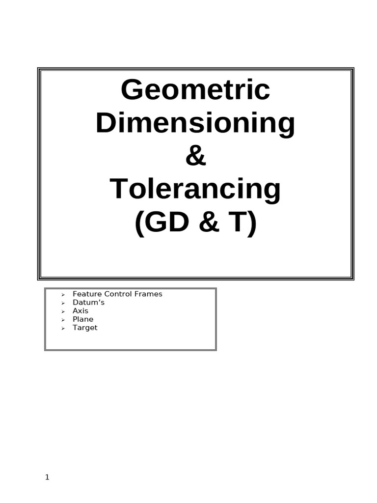 GD&T Basics | PDF | Engineering Tolerance | Rotation
