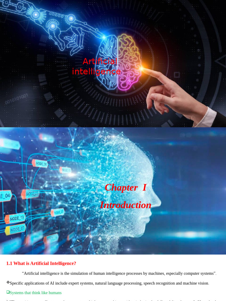 Unit1 - Ch1 - Introduction To AI | PDF