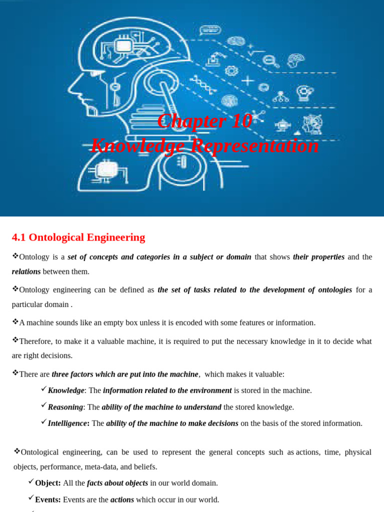 Unit4-Chp1-Knowledge Representation | PDF