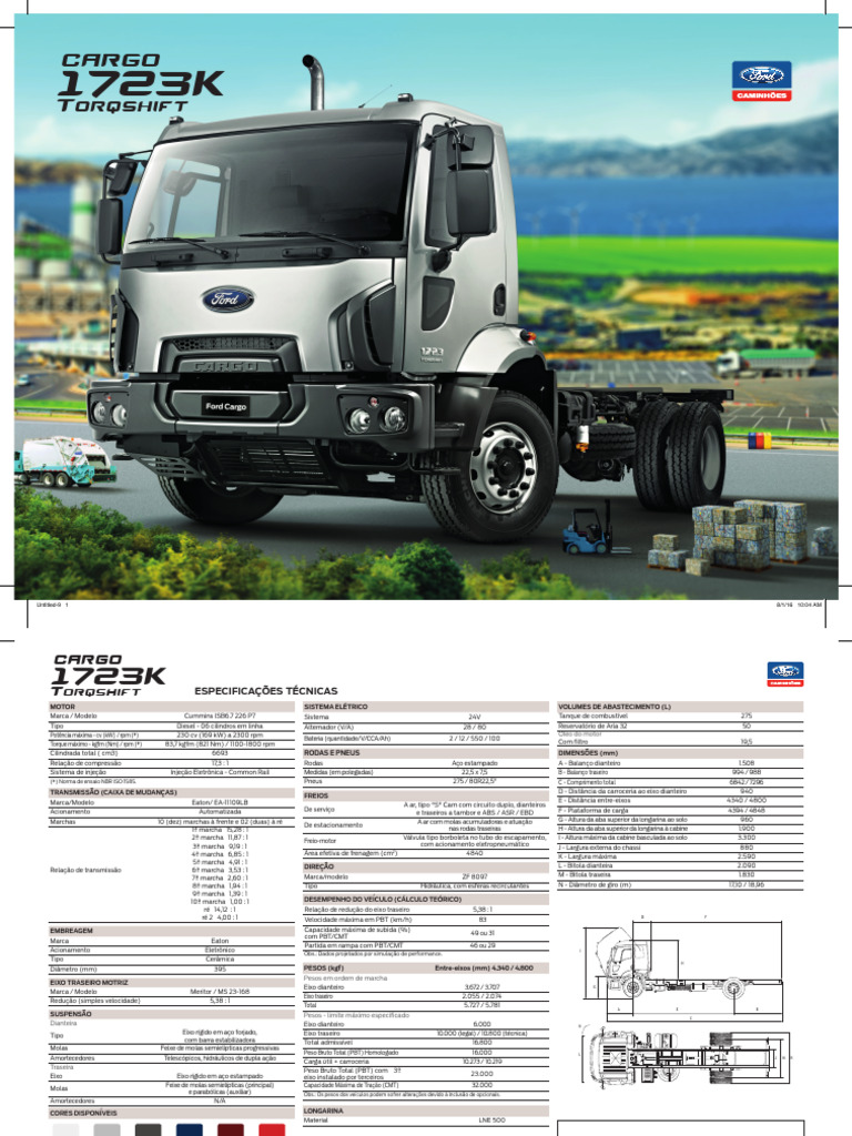 C 1723 Kolector Torqshift Especificacoes Tecnicas | PDF