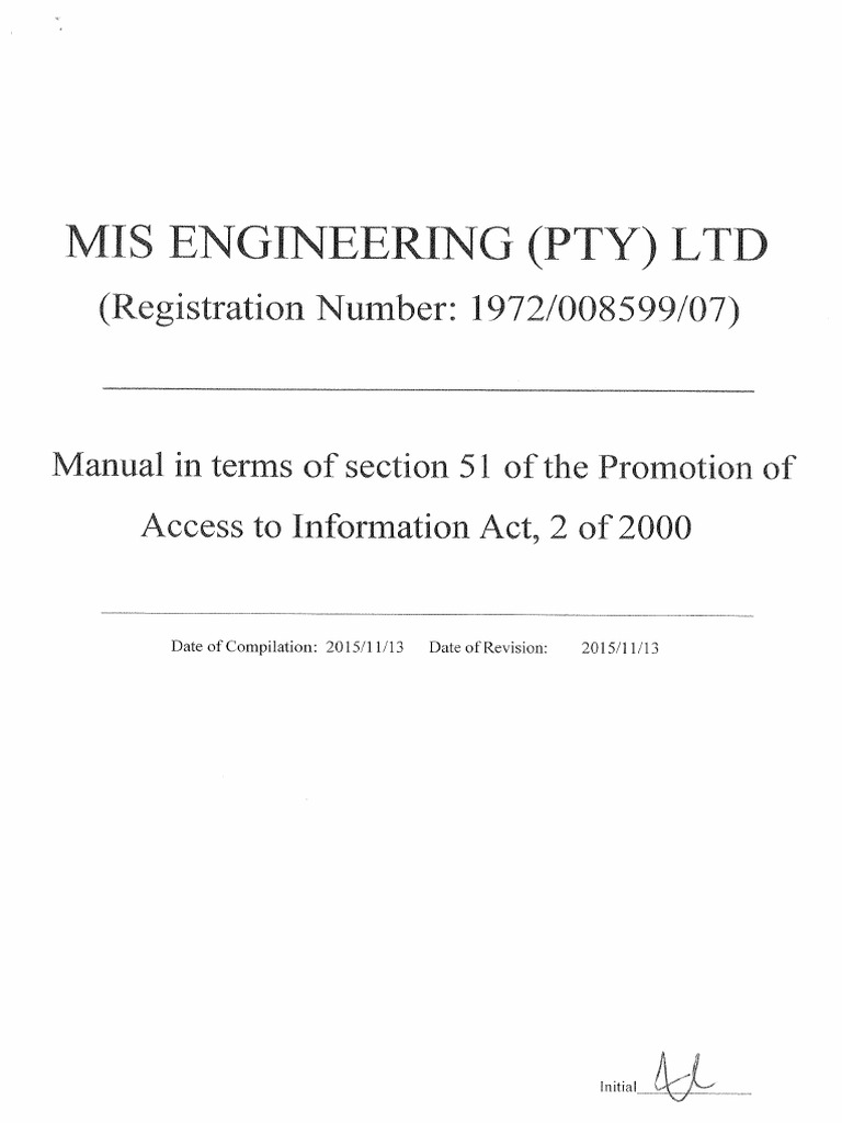 PAI Act Manual | PDF