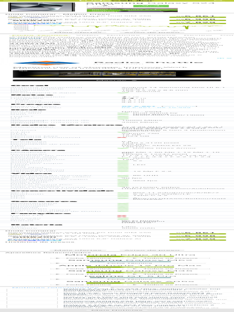 Samsung Galaxy S24 Ultra - Ficha Técnica | PDF