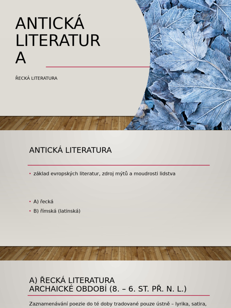 Antická Literatura | PDF