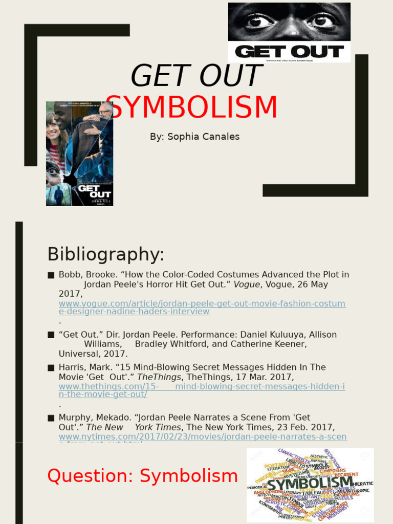 Get Out Symbolism-Sophia | PDF