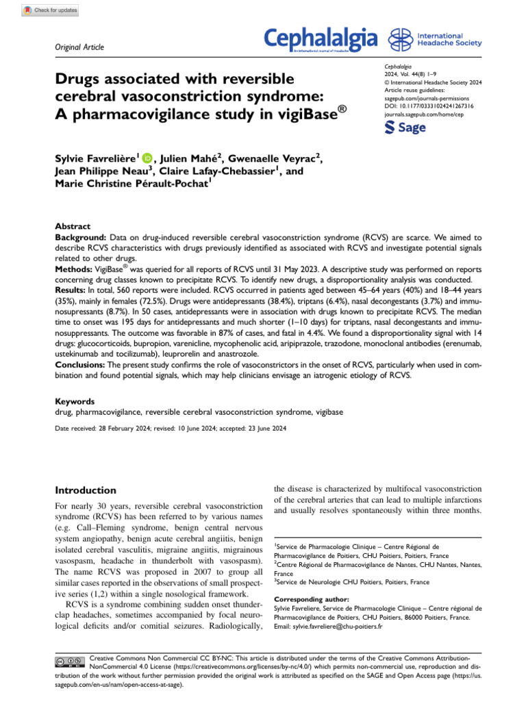 2024 - Favreliere-Et-Al-Drugs-Associated-With-Reversible-Cerebral ...