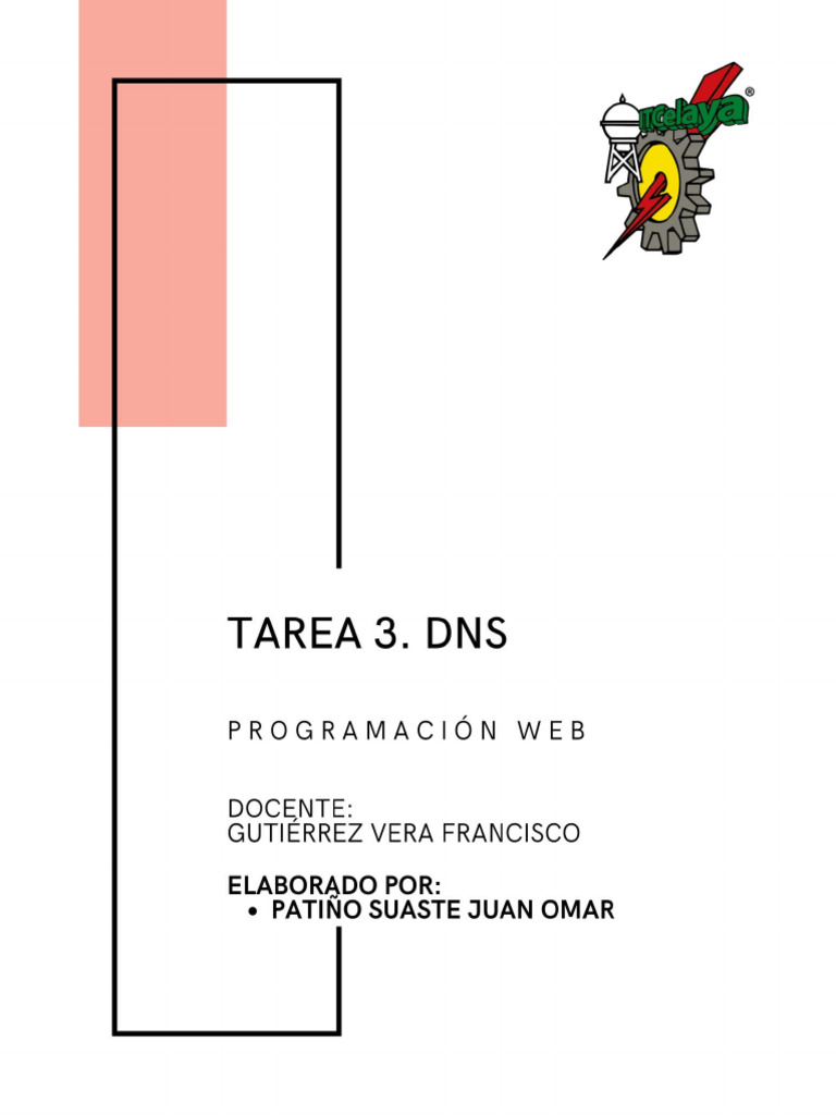 Tarea 3. DNS | PDF