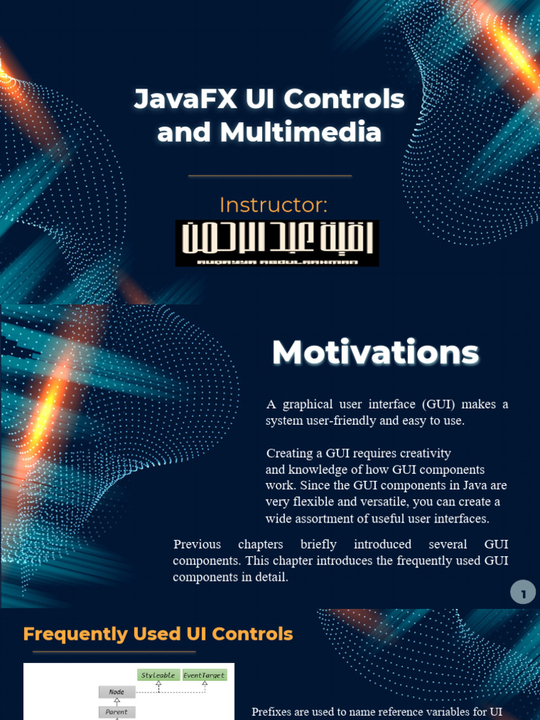 CH16 JavaFX UI Controls and Multimedia RSH230330 | PDF