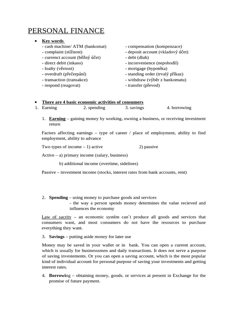 Eft - Portfolio 2 PERSONAL FINANCE | PDF