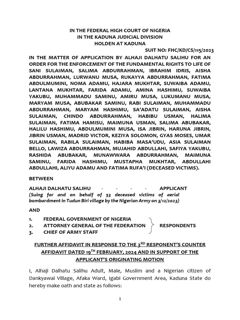 53 Further Affidavit 53 | PDF