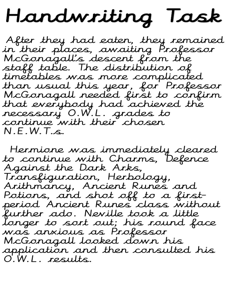 Handwriting 6 | PDF