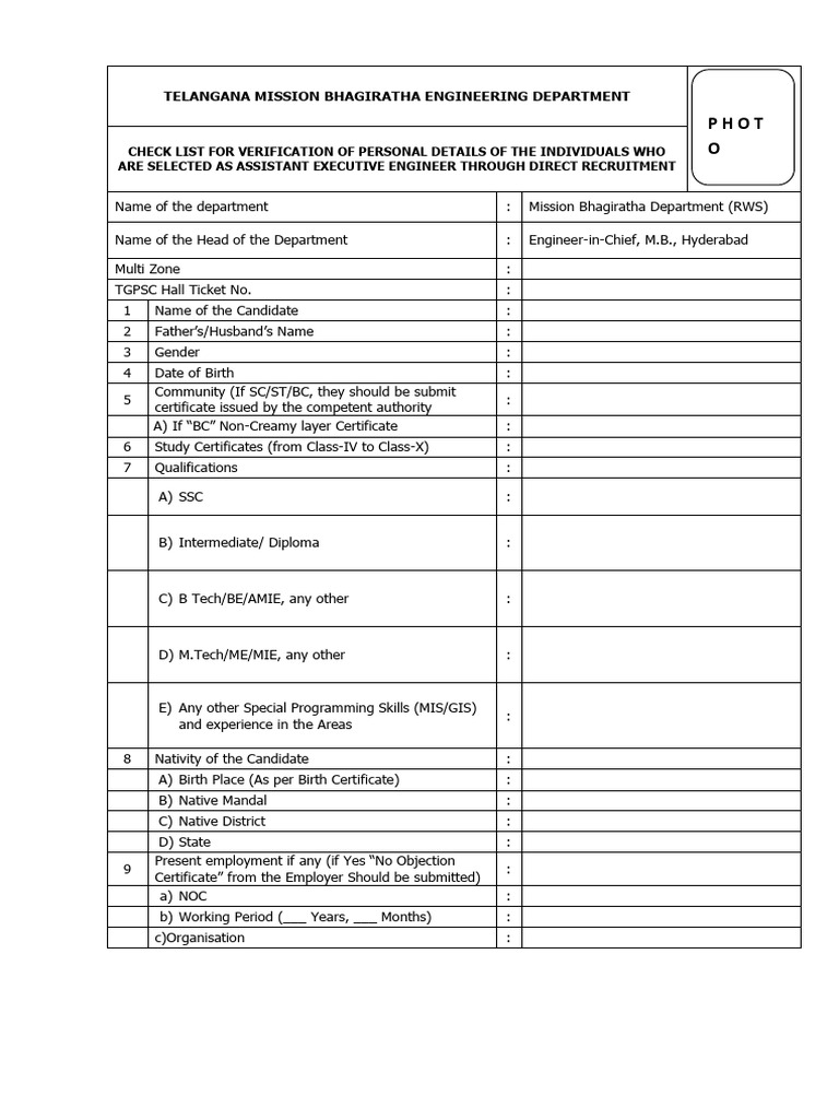 Checklist Aee | PDF