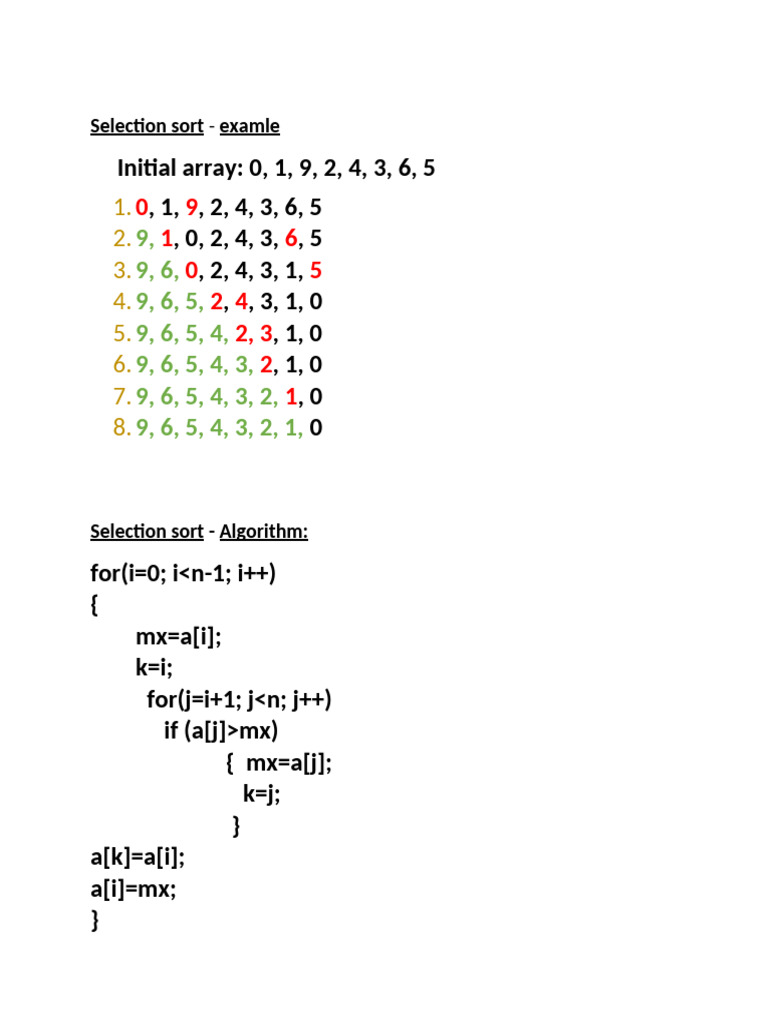 Lecture 3 Sorting Algorithms | PDF