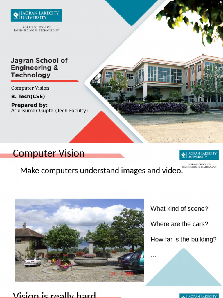 Computer Vision-Unit-1 | PDF