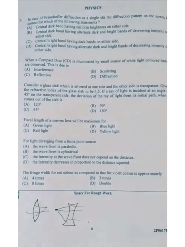 Kcet Physics Question Paper 2022 2271 | PDF