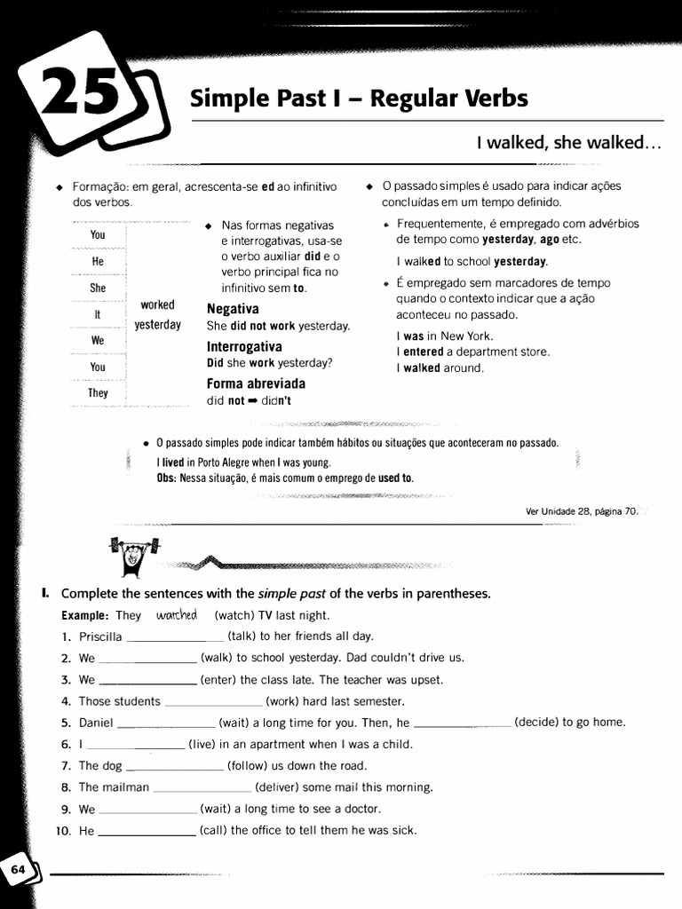 7º Ano Grammar - 01 A 31-08 | PDF