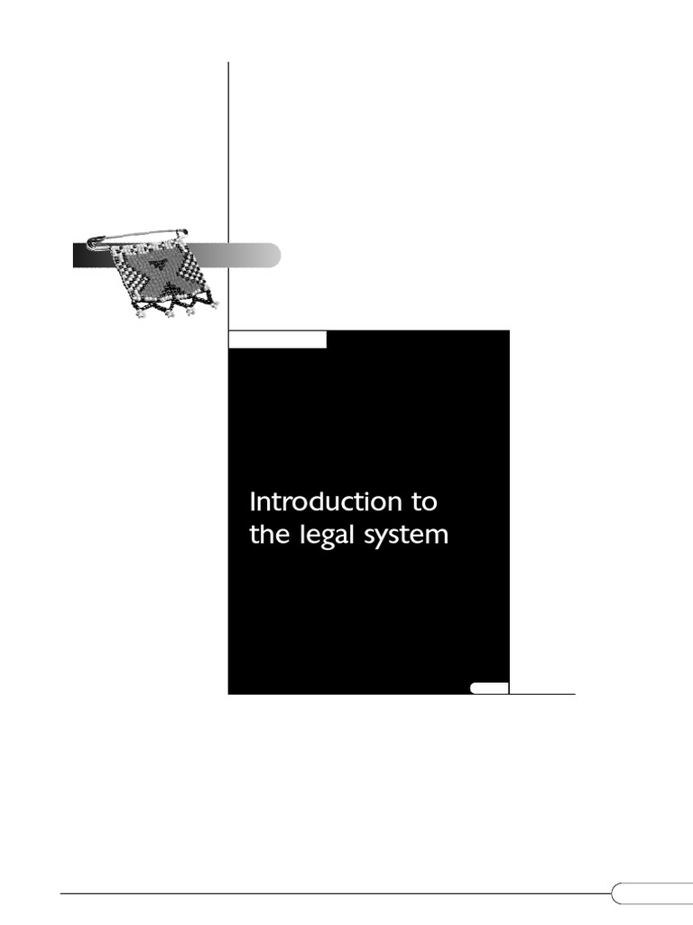 Introduction To Legal System | PDF